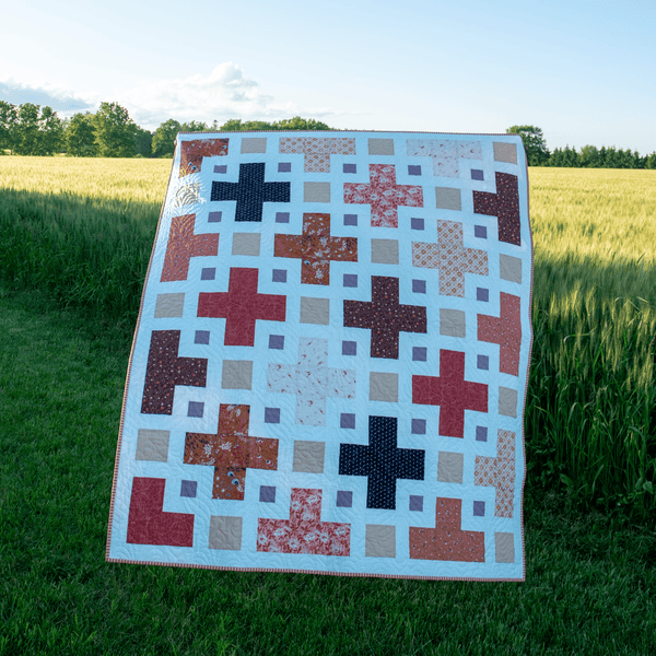 Amber Sunset Quilt Kit for Making A Throw