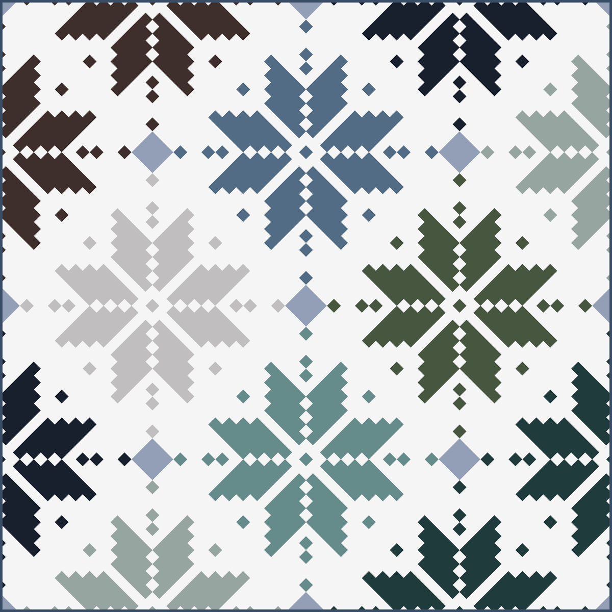 North Wind Knitted Star Quilt Kit – Lindley General Store